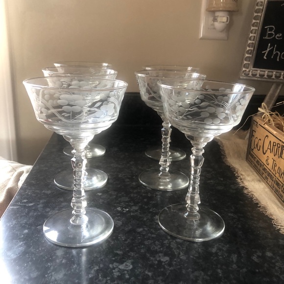 Other | Vintage Crystal Stemware | Poshmark